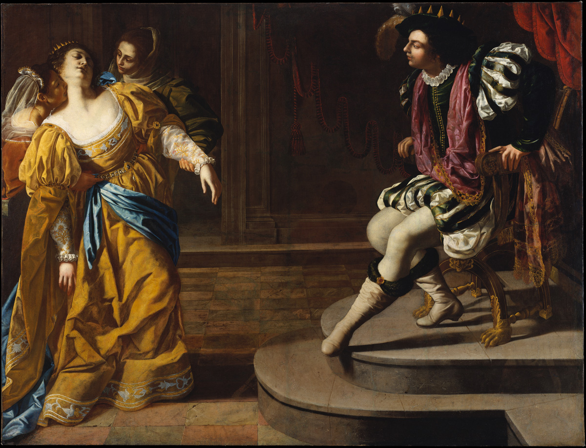 Esther Before Ahasuerus By Artemisia Gentileschi At The Metropolitan Museum